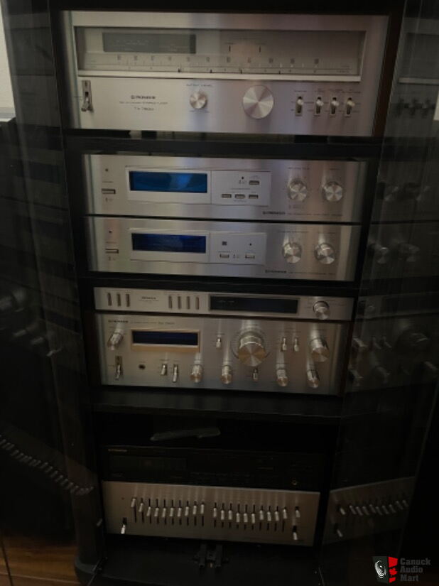 Pioneer Stack w/Box, Manuals, Rack & JBL Balboa Speakers + Realistic ...