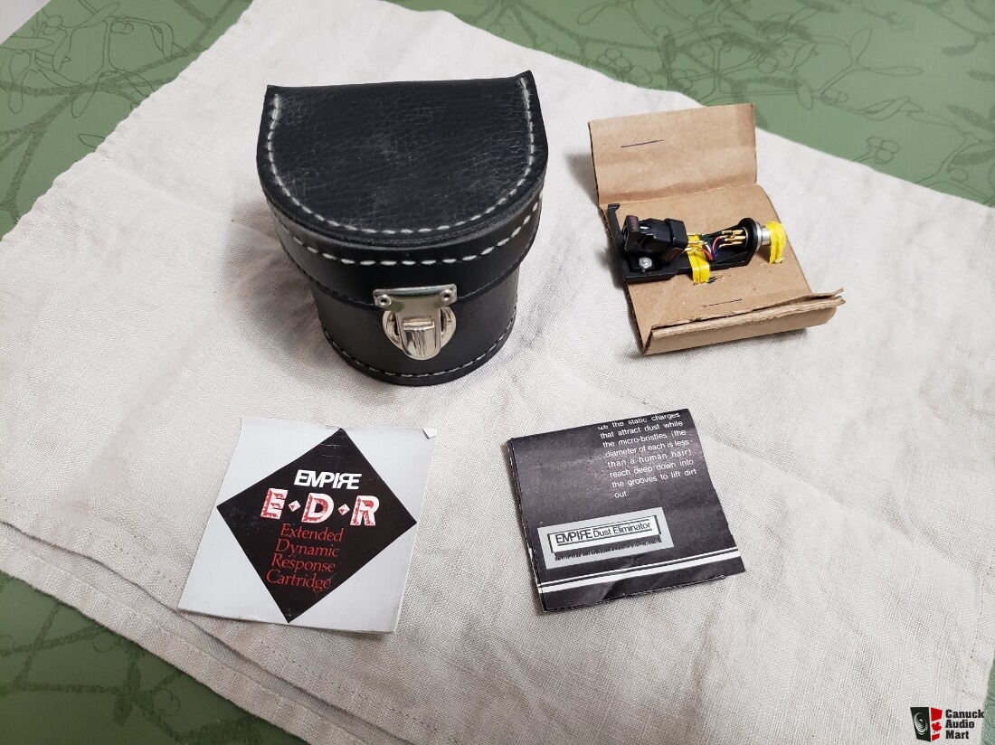 Empire EDR9 Cartridges - 2 bodies, 1 ng stylus, case, paperwork Photo ...