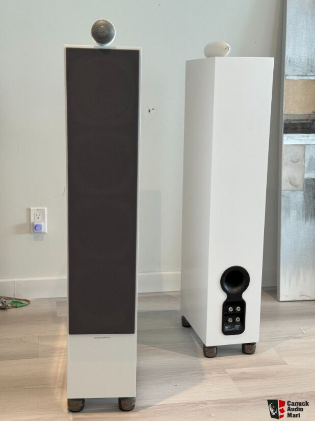 Bowers & Wilkins B&W 702 S2 Floorstanding Speakers White For Sale ...