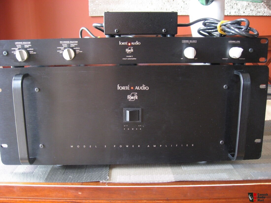 Forte Audio - Model 2 preamp and Model 3 amp Photo #4717304 - UK Audio Mart
