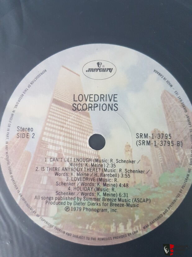 Scorpions "Lovedrive Photo #4719653 - Canuck Audio Mart