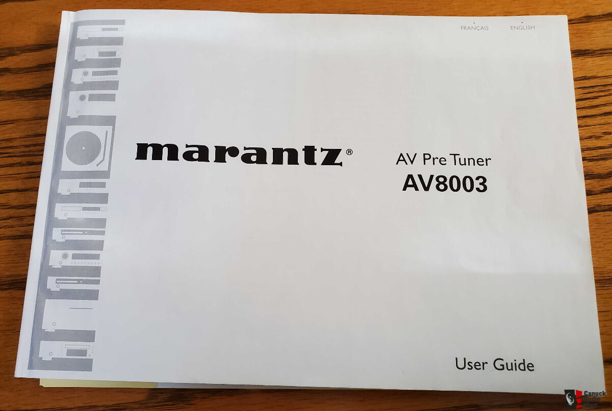 Marantz AV- 8003 Pre/pro Photo #4720783 - Canuck Audio Mart