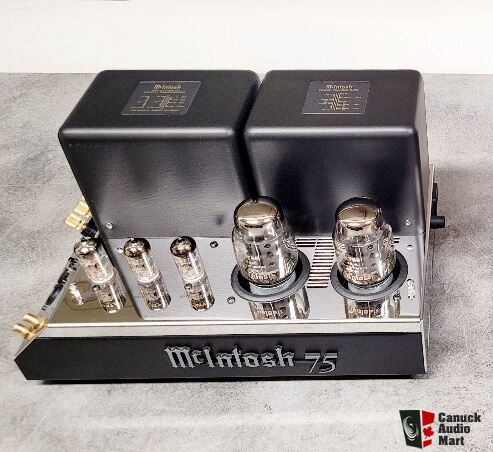 McIntosh MC75 Mono Blocks - MINT! Photo #4721025 - Canuck Audio Mart