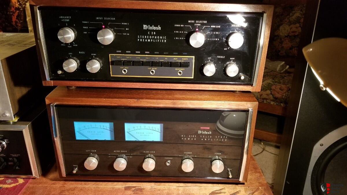 McIntosh C-28 Control Amplifier & MC-2105 Power Amplifier For Sale - UK ...