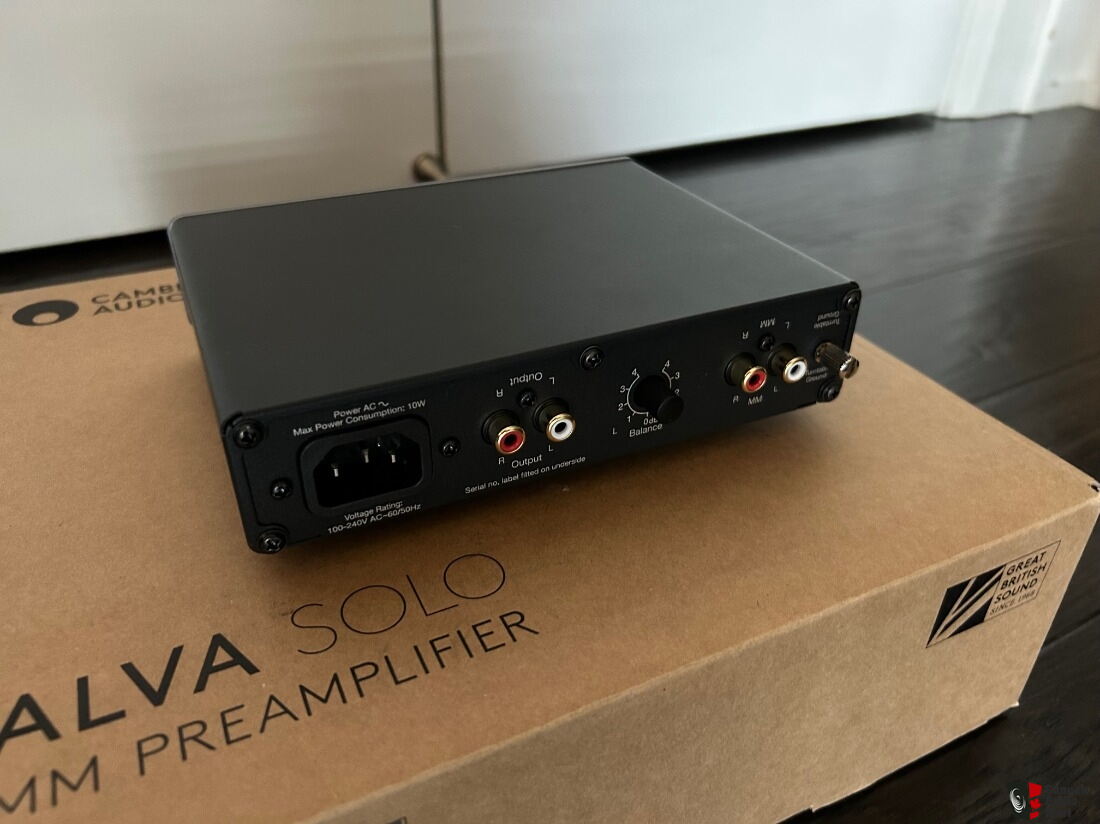 Cambridge Audio ALVA Solo MM Preamplifier Photo #4727886 - Canuck Audio ...