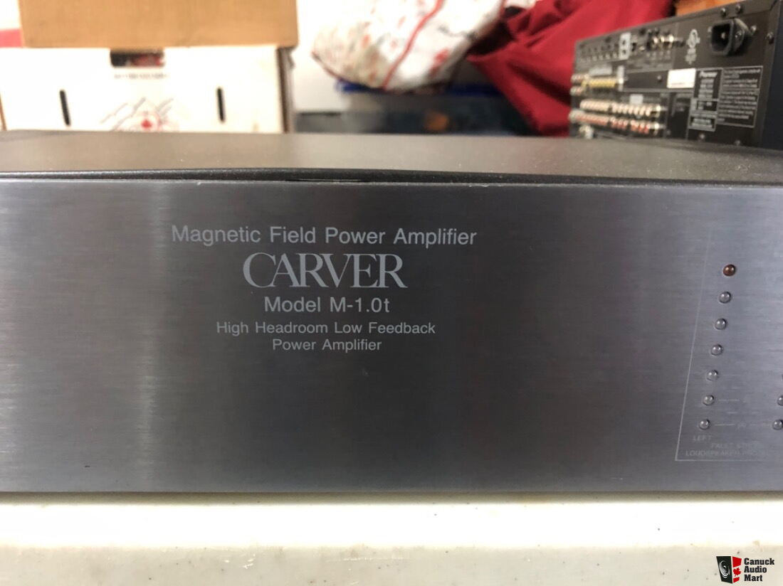 Carver m1.0t amplifier! With upgrade parts! Photo #4728926 - Canuck ...