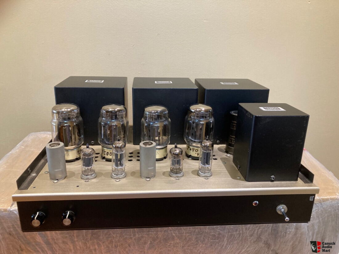 Professionally made high end power amplifier with KT-88 tubes, all ...