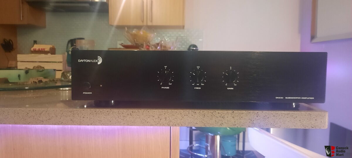 Dayton sa230 subwoofer amplifier Photo #4731344 - Canuck Audio Mart