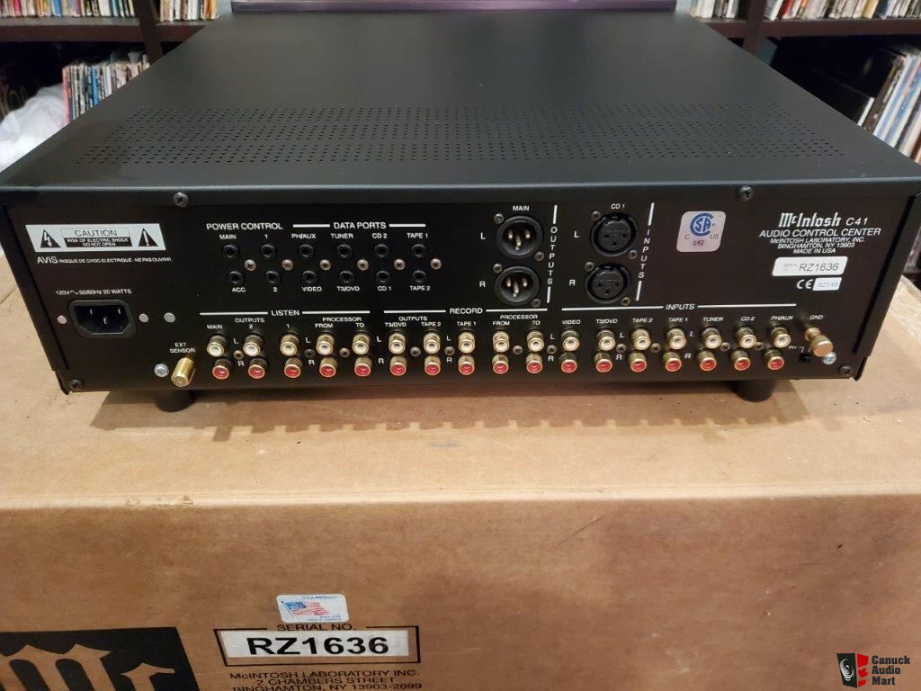 McIntosh C41 Preamplifier Photo #4731654 - Canuck Audio Mart