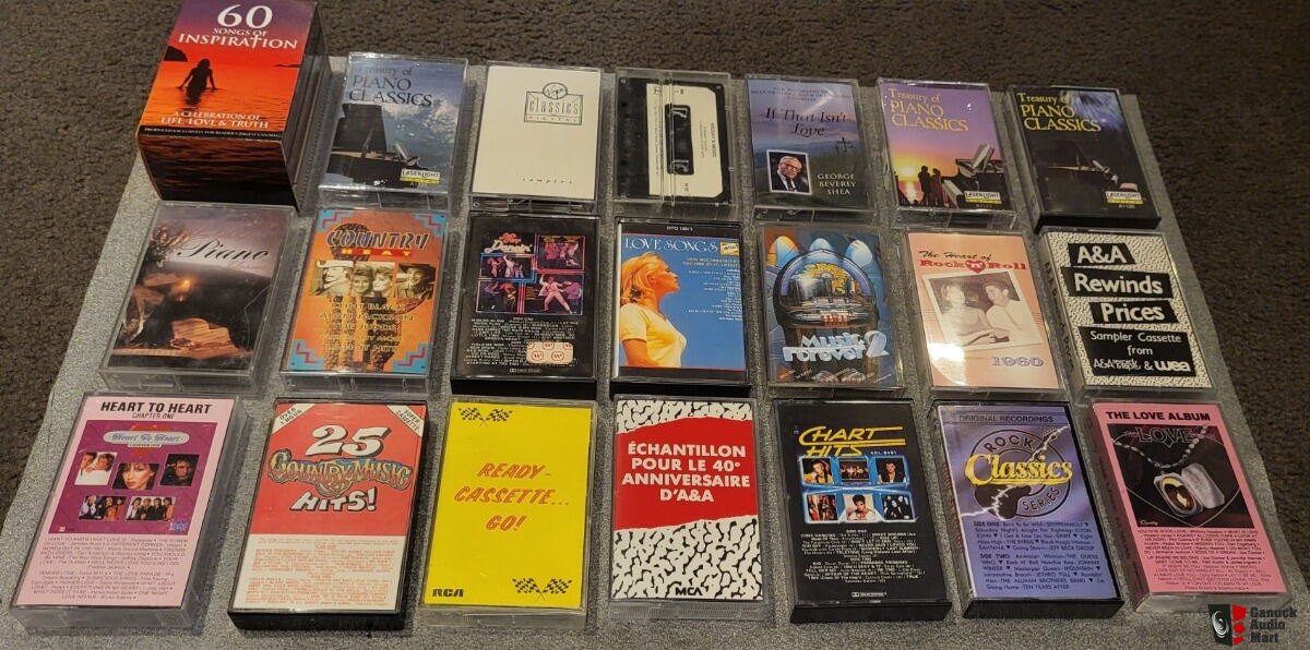 Audio Cassettes available all Genres POP ROCK CLASSICAL OPERA NEWwave ...