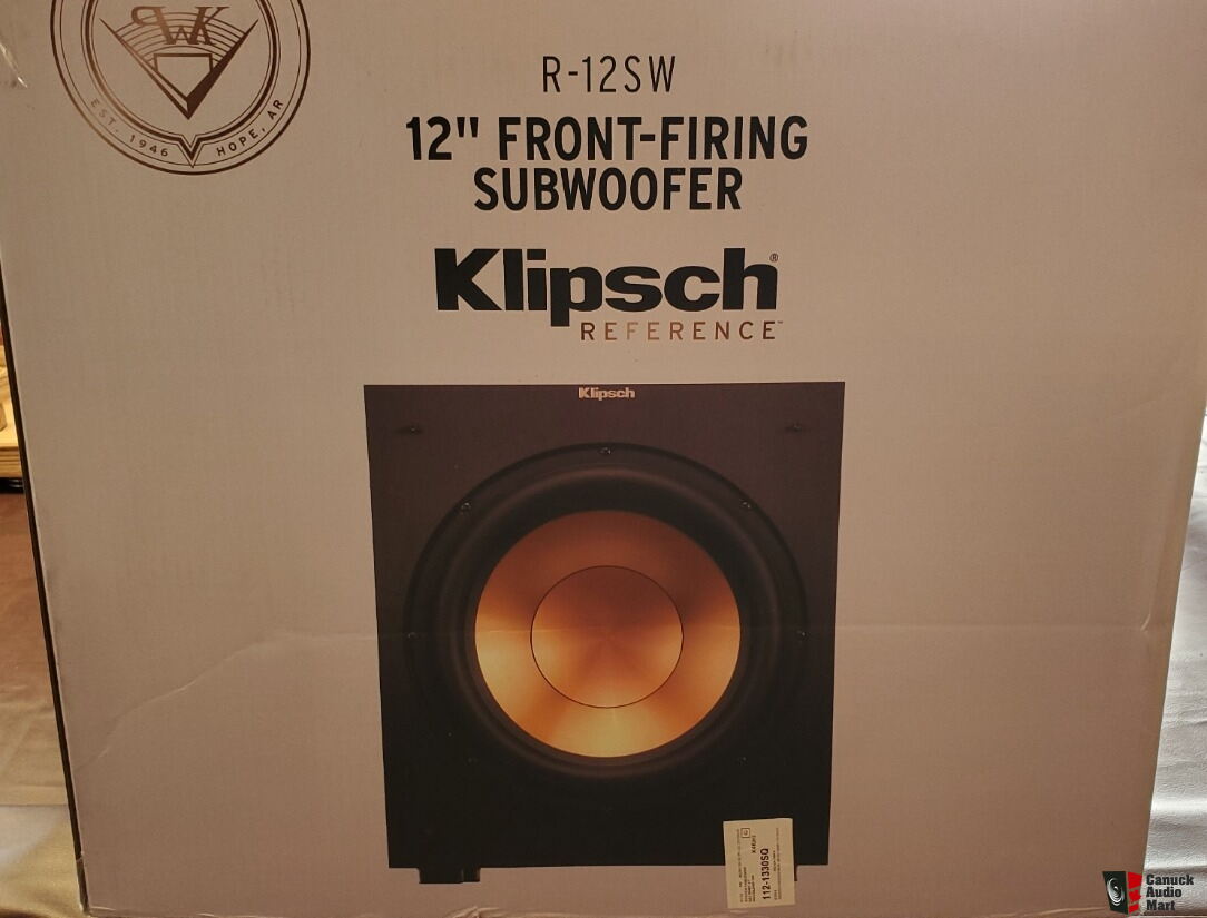Klipsch R-12SW 12" Front Firing Subwoofer For Sale - Canuck Audio Mart