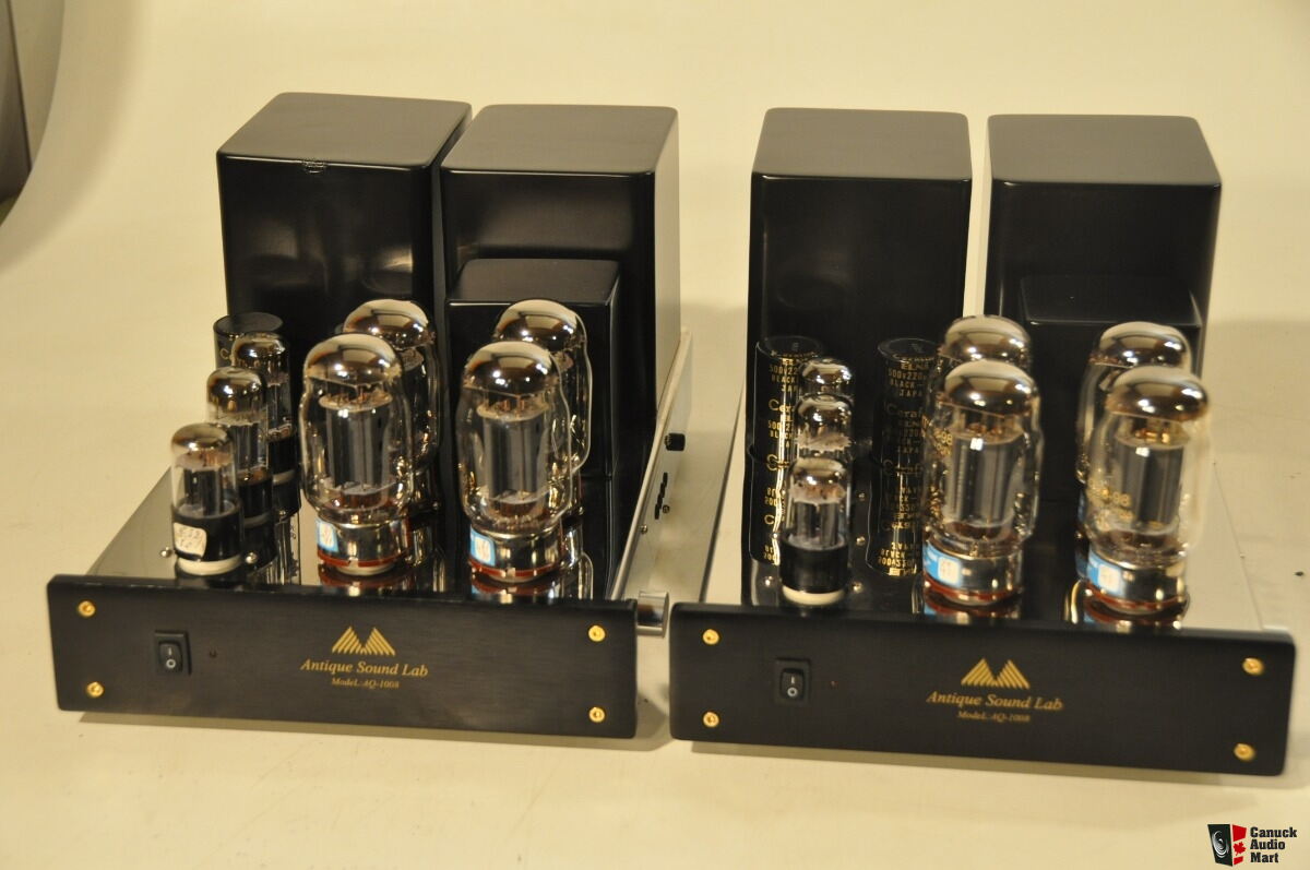 Pair - Antique Sound Lab (ASL) AQ-1008 Mono Tube Amplifiers 110W Photo ...