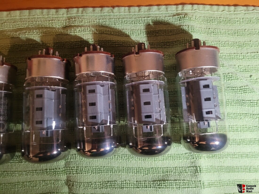 2 matched quads of SED Winged C 6550 power tubes near New Photo ...