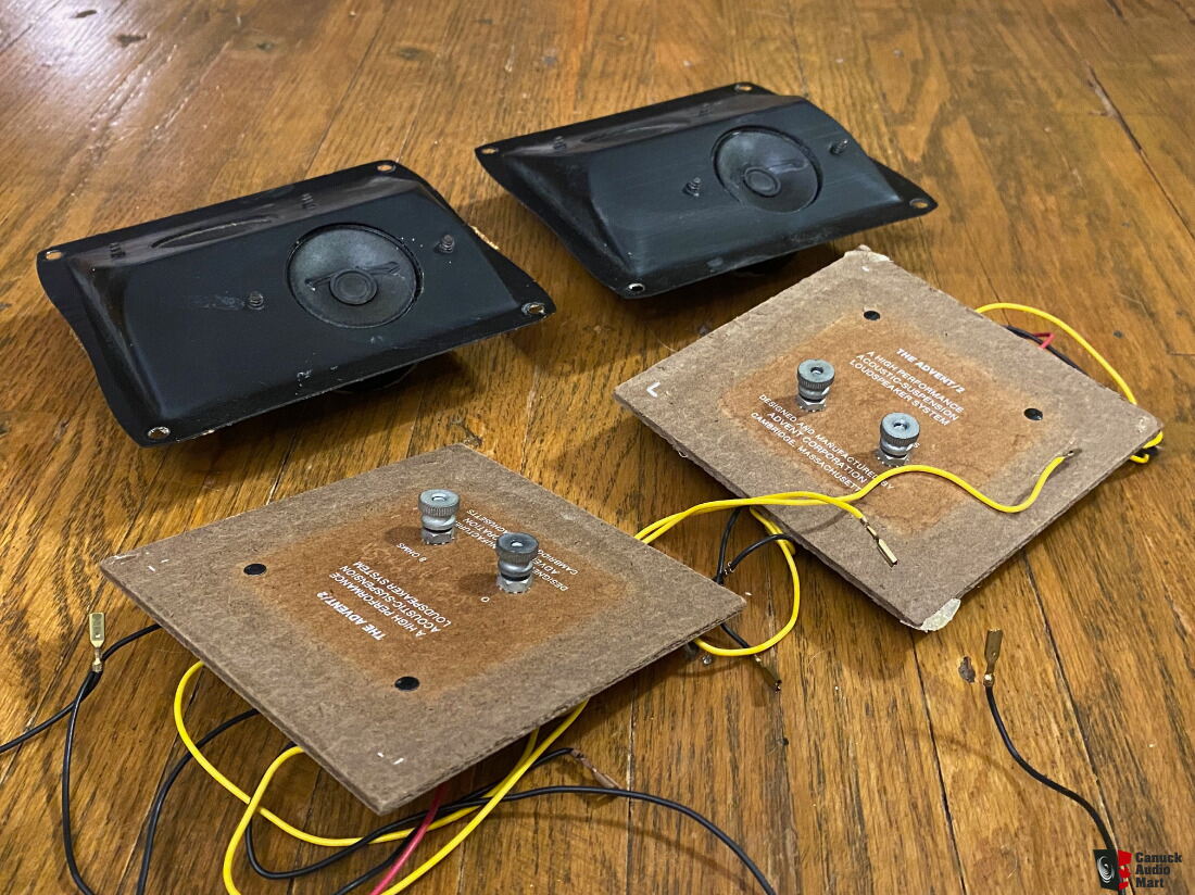 Advent Tweeters Various models Fried Egg Henry Kloss 1973 1977 Tested ...