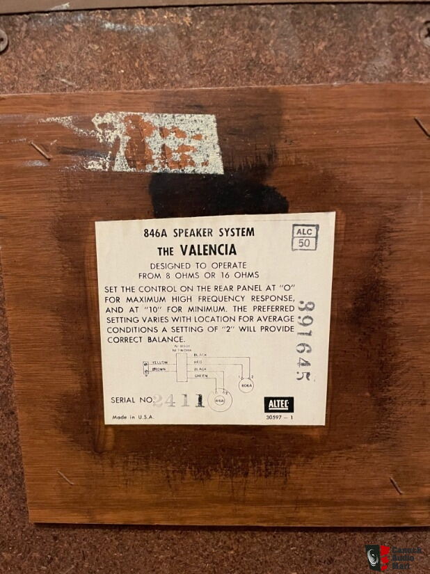 Altec Lansing Valencia 846A Speakers SALE PENDING! Photo #4741051 ...