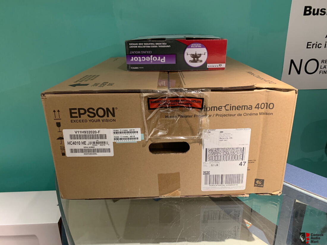 Epson 4010 Home Cinema 4K Projector -REDUCED! Photo #4742880 - Canuck ...