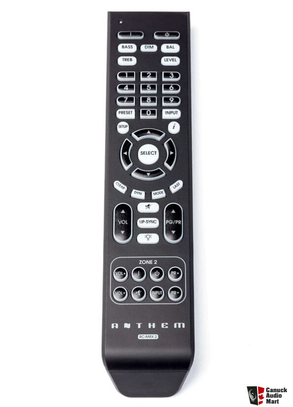 Anthem Remote CONTROL FOR MRX/AVM Photo #4748650 - Canuck Audio Mart