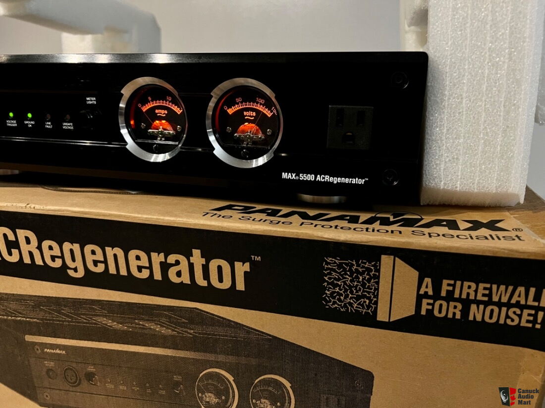 Panamax MAX 5500 ACregenerator w/ original packaging Photo #4750949 ...