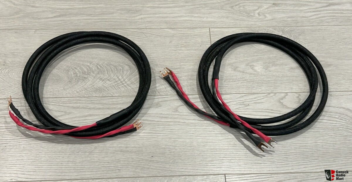 Canare 4S11 Star-Quad Speaker Cables 2.5M Pair w/HQ Viborg All Copper ...