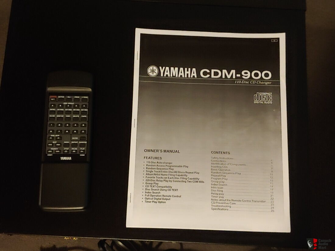 Yamaha CDM-900 110 plus 1 cd changer Photo #4755067 - Canuck Audio Mart