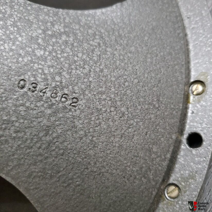 Tannoy 12" Red Monitors Orange Dust Cover with Original Crossovers ...