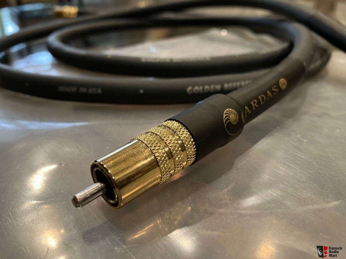 Cardas Golden Reference Interconnects RCA to RCA 1 metre pair - REDUCED ...