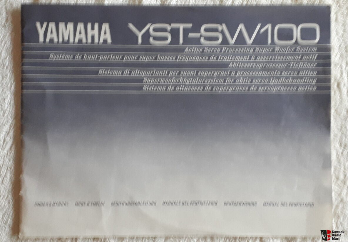 Yamaha Active Servo Woofer System Photo #4759345 - US Audio Mart