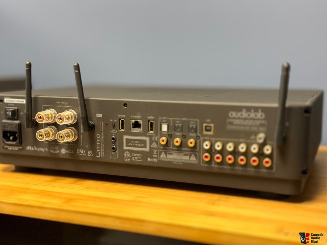Audiolab Omnia Integrated Streaming Amplifier with CD Player -DEMO ...