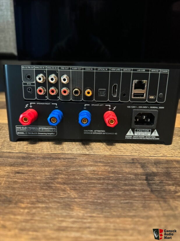 NAD C700 BlueOS Streaming Amp Photo #4761868 - Canuck Audio Mart
