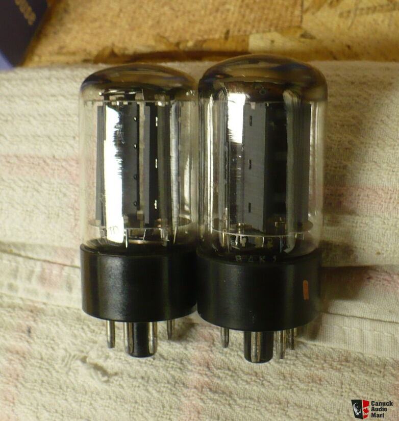 4 Pairs Of Vintage Mullard GZ34 5AR4 Rectifier Tubes All F32 Dual Halo ...