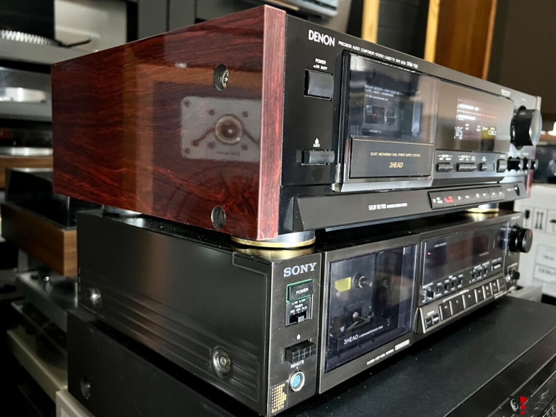 1989 Denon DRM-700 beautiful 3 Head Tape deck Japan Made works as new ...
