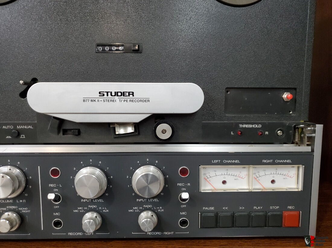 Studer B77 tape recorder Photo #4764707 - Canuck Audio Mart