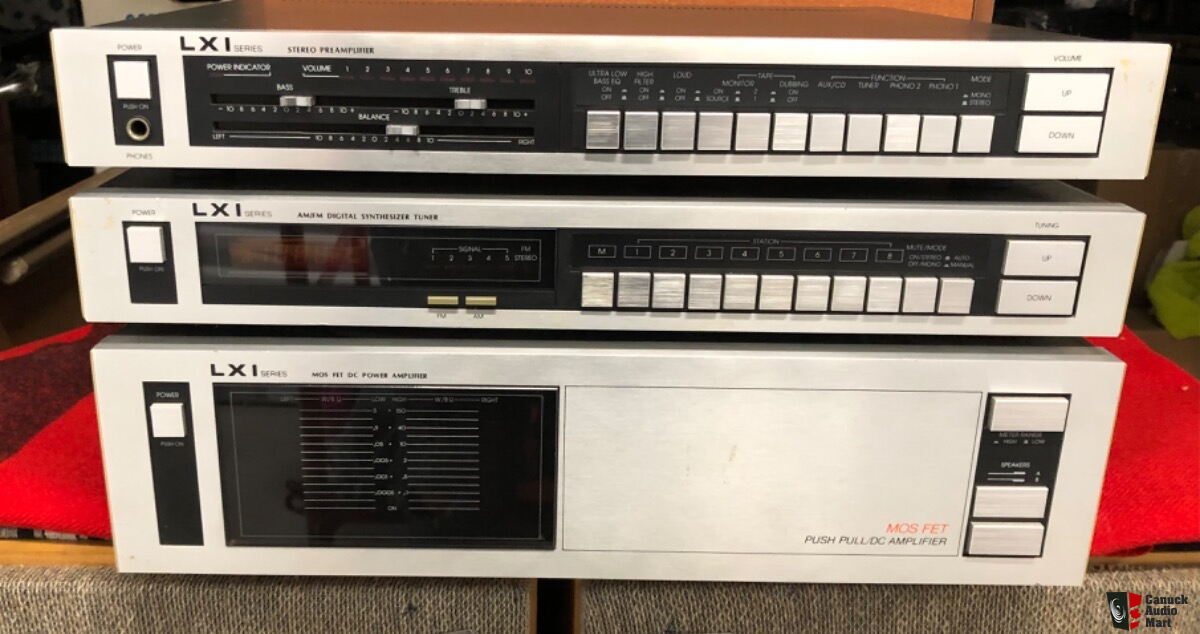 LXI Series amplifier Mos Fet DC plus Tuner/Preamp Photo #4765463 ...