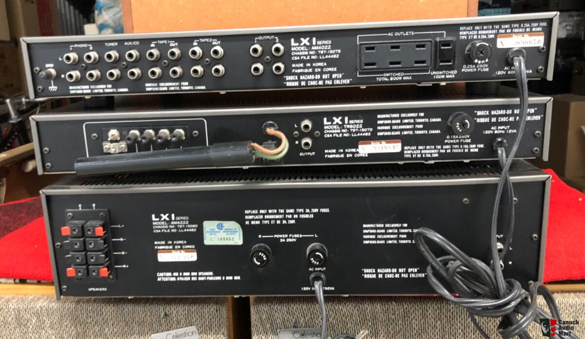 LXI Series amplifier Mos Fet DC plus Tuner/Preamp Photo #4765462 ...