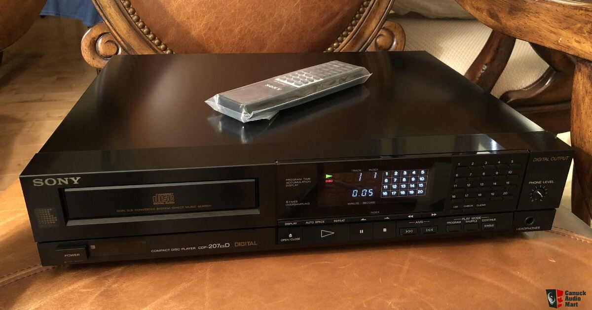 Sony CDP-207ESD w TDA1541 in NOS mode and Remote. Analog Like Sound ...