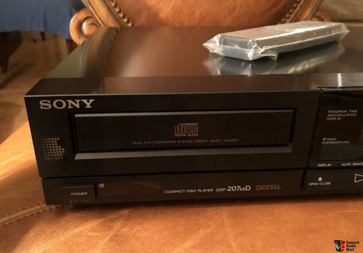 Sony CDP-207ESD w TDA1541 in NOS mode and Remote. Analog Like Sound ...