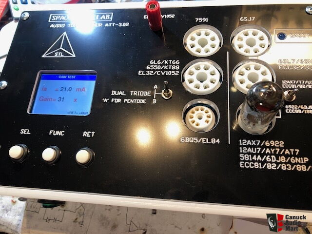 Space-Tech Lab. ATT3.02 automatic digital audio tube tester / matcher ...
