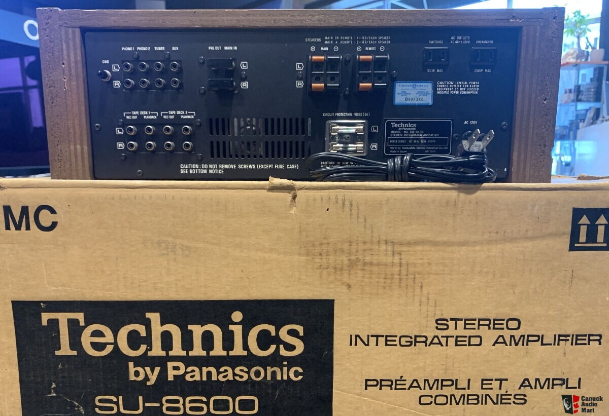 Consignment Corner !! Technics SU-8600 Integrated, Time-Traveled From ...