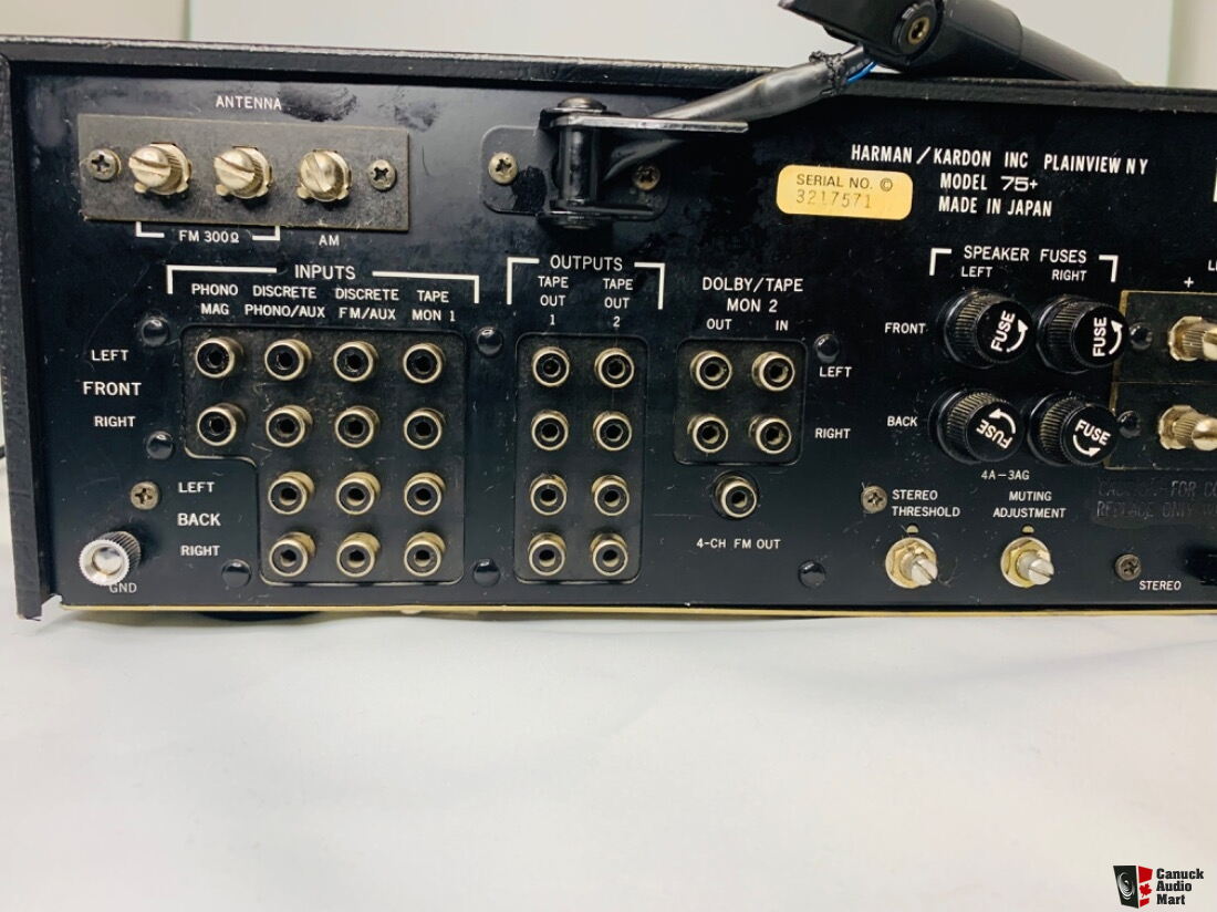 Harman Kardon 75+ Quad Receiver (JAPAN) Photo #4768972 - Canuck Audio Mart