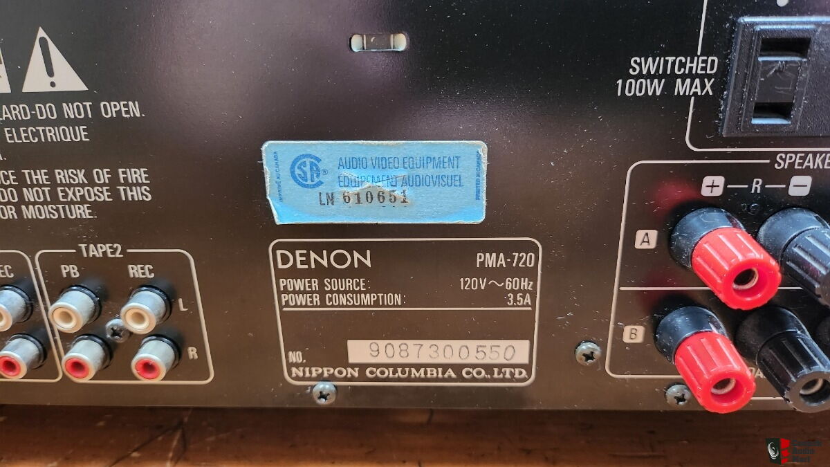 Denon PMA-720 Integrated Stereo Amplifier - PRICE REDUCTION Photo ...