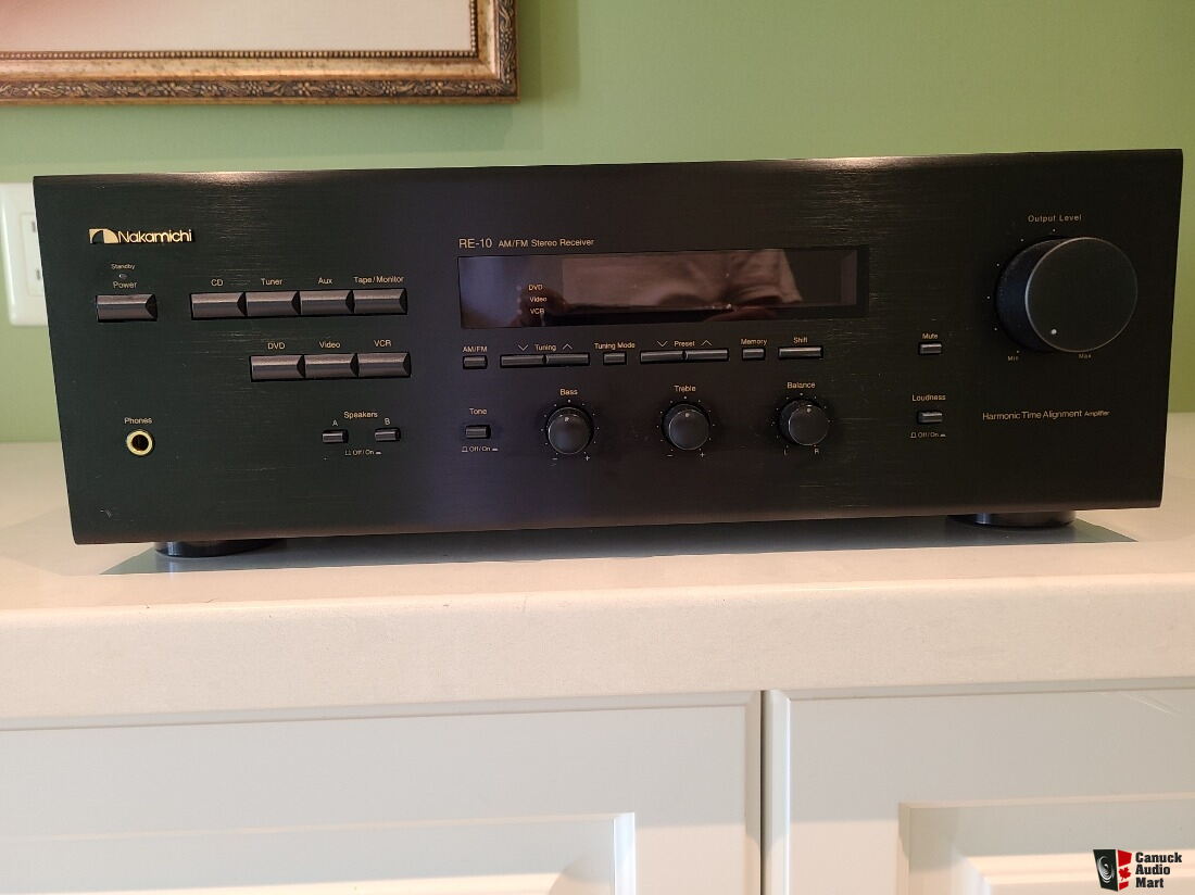 Nakamichi RE 10 AM FM Receiver. 100 Watts per channel into 8 ohms Photo ...