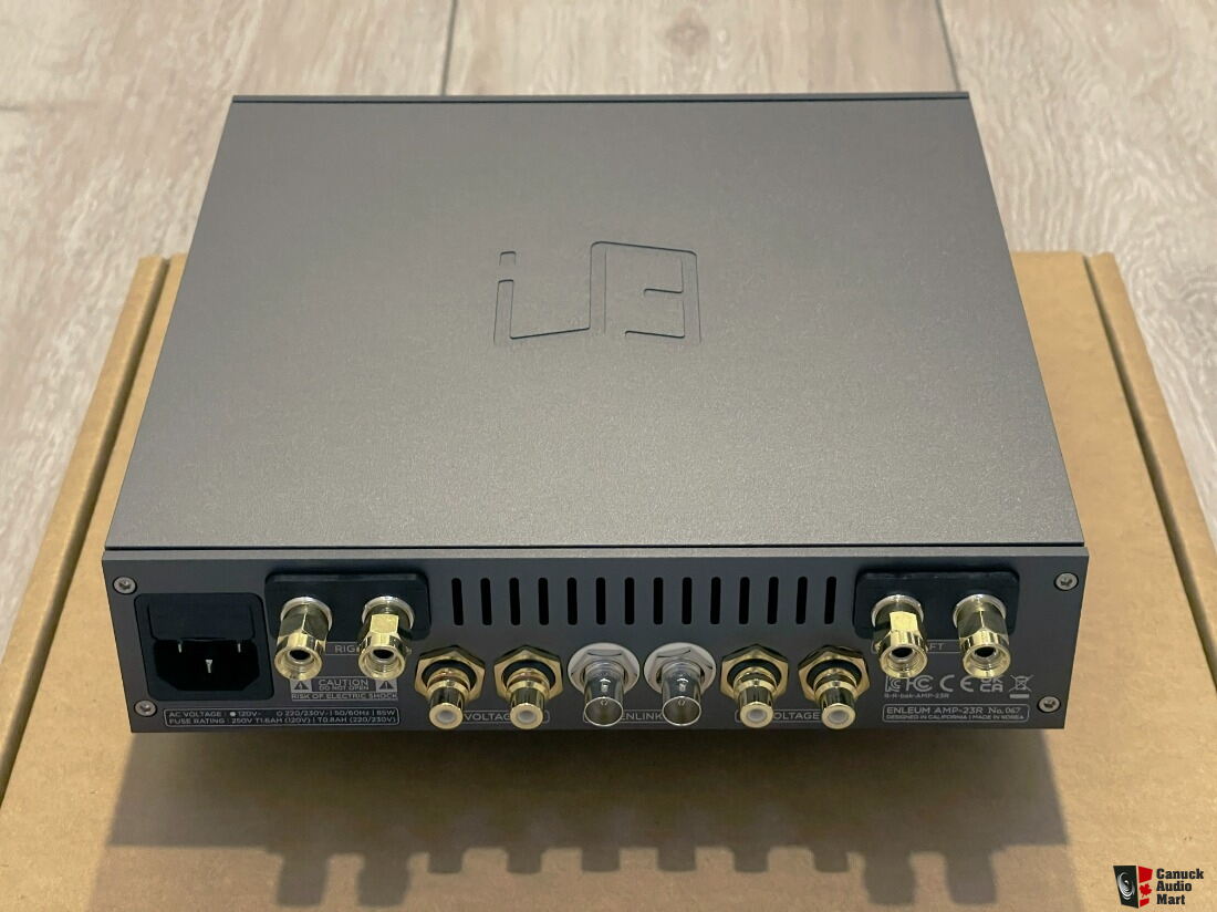 Enleum Amp-23R Headphone Amplifier and Integrated Amplifier for High ...