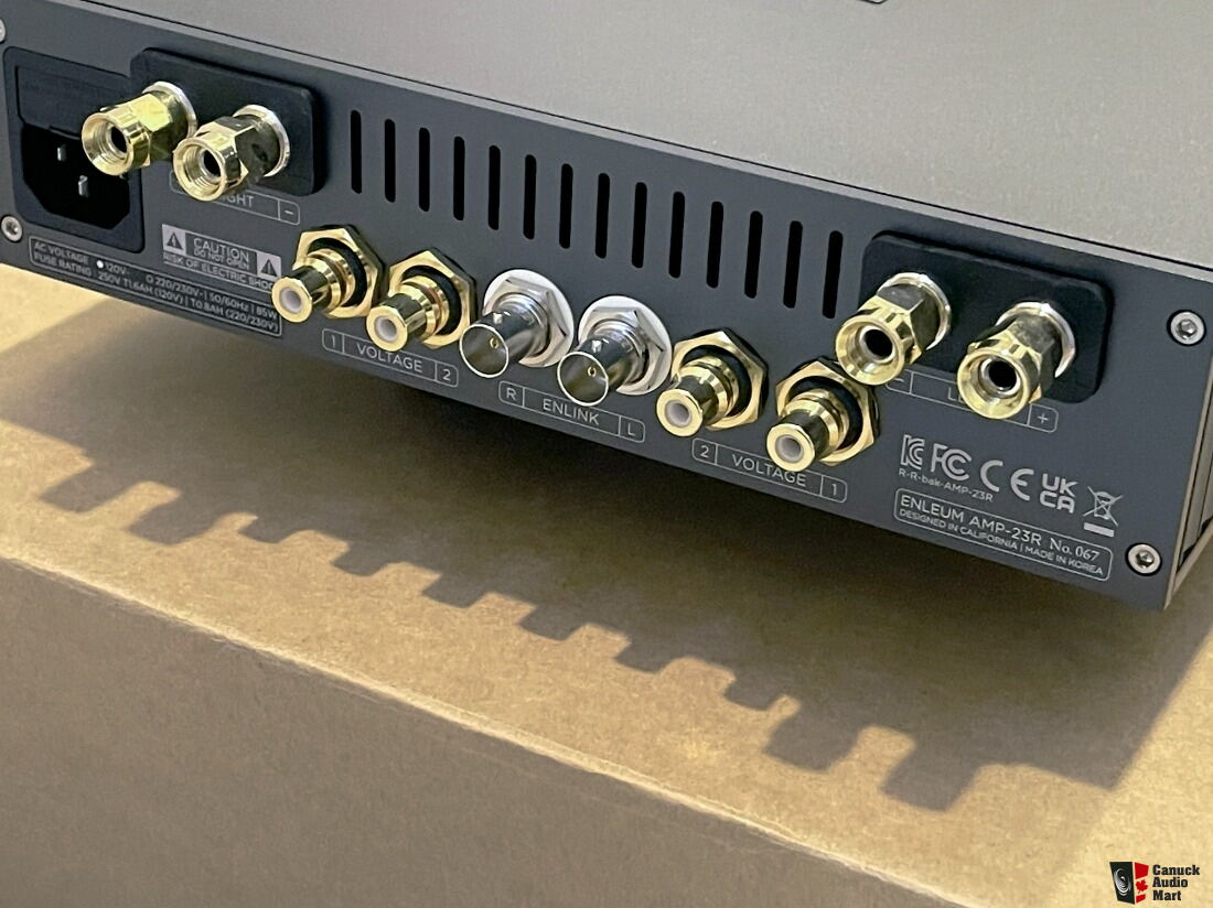 Enleum Amp-23R Headphone Amplifier and Integrated Amplifier for High ...