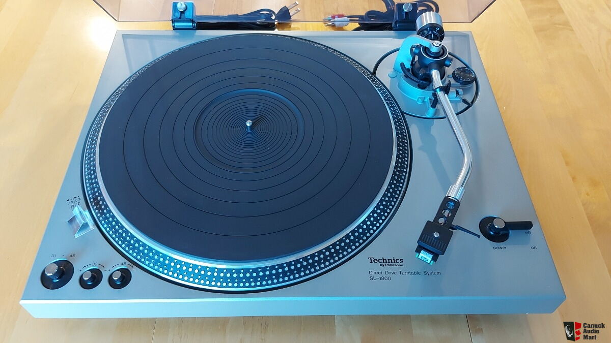 All original Technics SL-1800 turntable in very very nice shape Photo ...