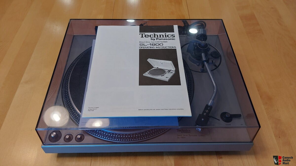 All original Technics SL-1800 turntable in very very nice shape Photo ...