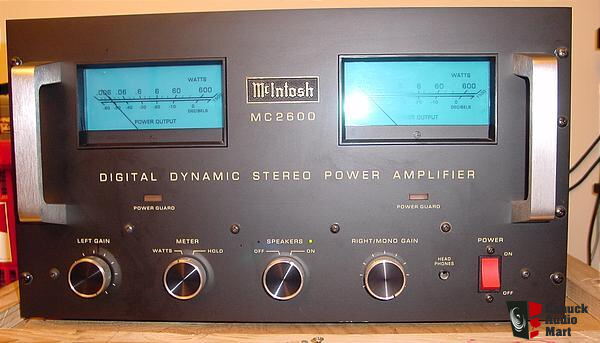 MCINTOSH MC 2600 STEREO POWER AMPLIFIER - SALE PENDING Photo #477923 ...