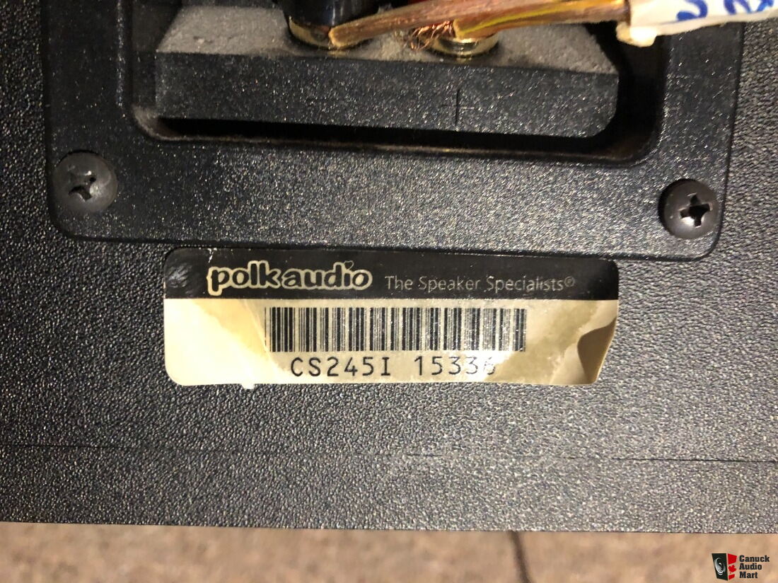 Polk Audio CS 245i center speaker Photo #4780442 - Canuck Audio Mart
