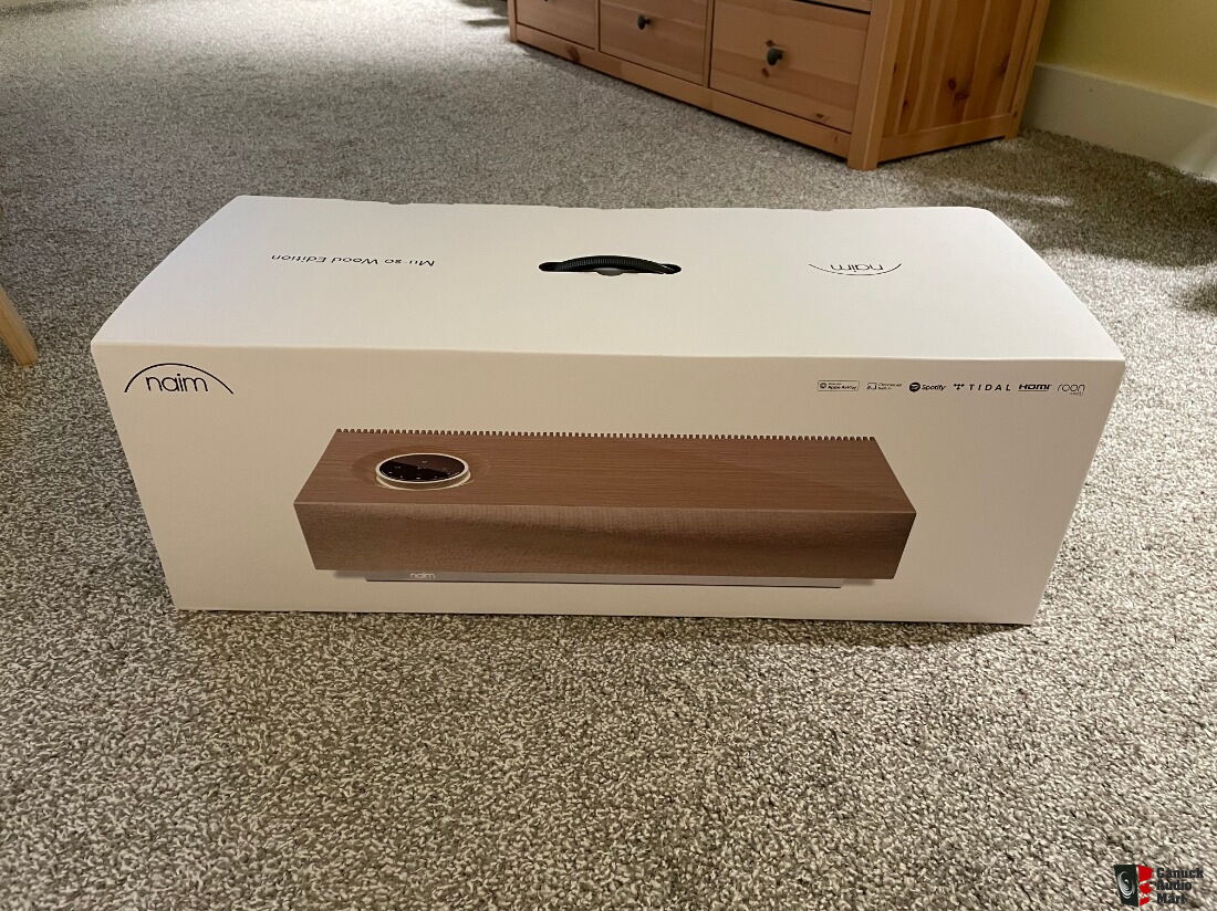 NAIM MU-so GEN 2 light oak wood finish mint ALL IN ONE Wireless System ...