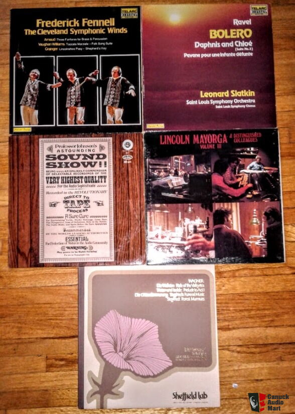 Lot of 8 Ultra Hi-Fidelity/Audiophile Test Records $60 for all or mix ...