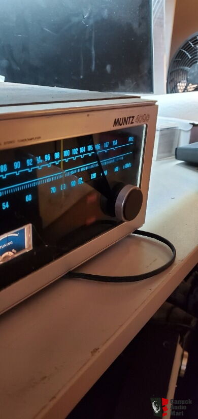 Rare Vintage Muntz 4000 Stereo receiver for parts or repair One channel ...